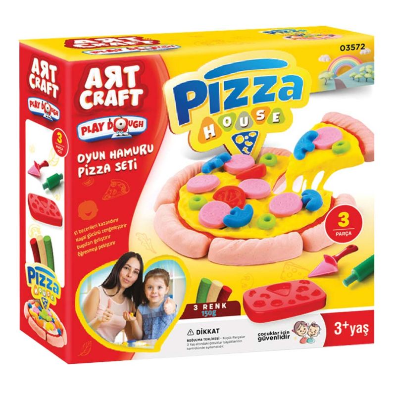 Buy Dede - Art Craft Pizza Play Dough Set 150 Gr in KSA | Mumzworld