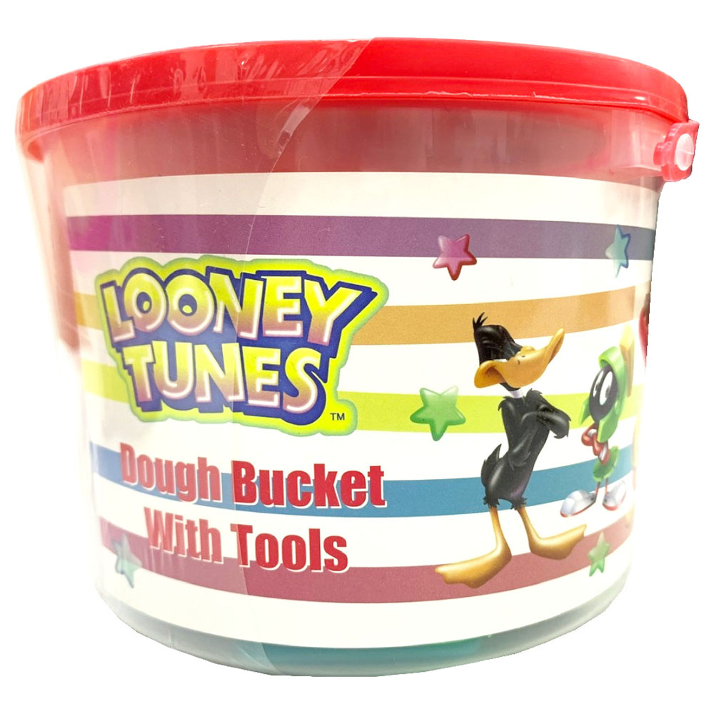 Buy Rainbow Max - Looney Tunes Dough Bucket - 225g in UAE | Mumzworld