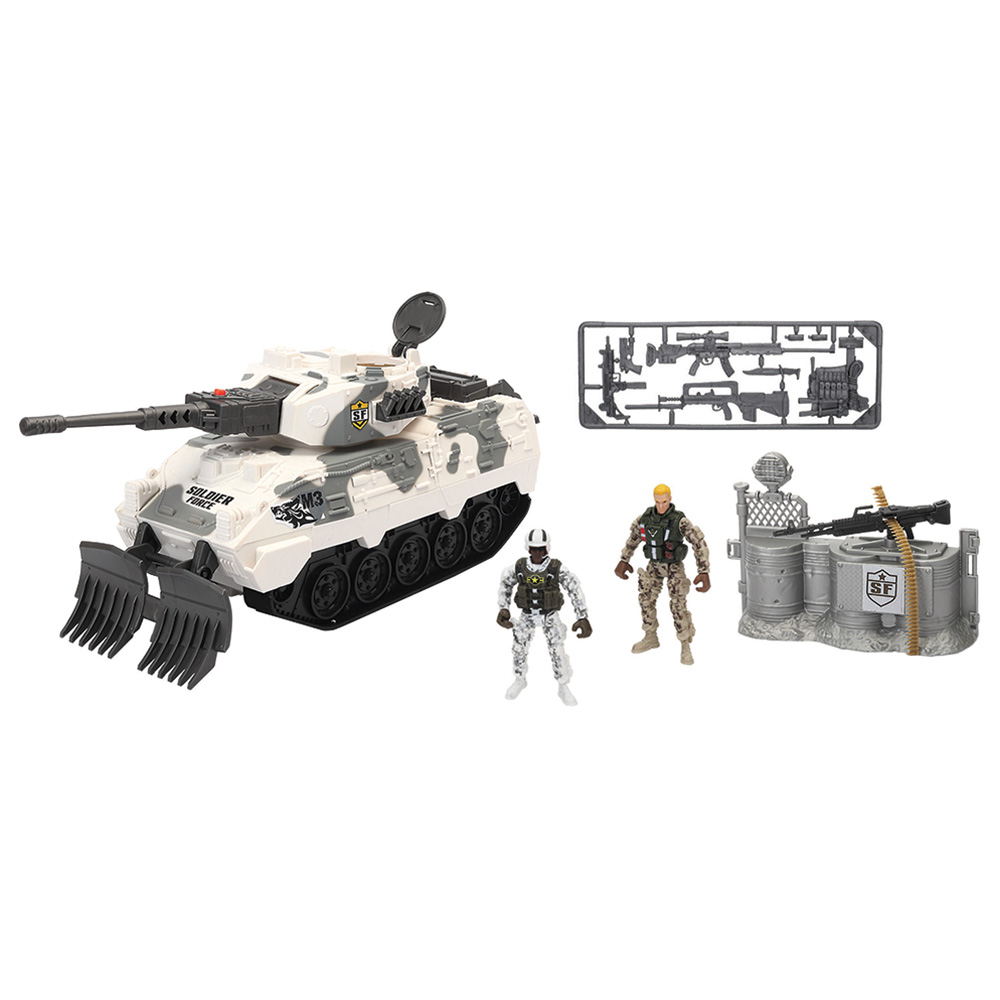 Buy Chap Mei - Soldier Force Snowfield Assault Tank Playset - Grey in ...