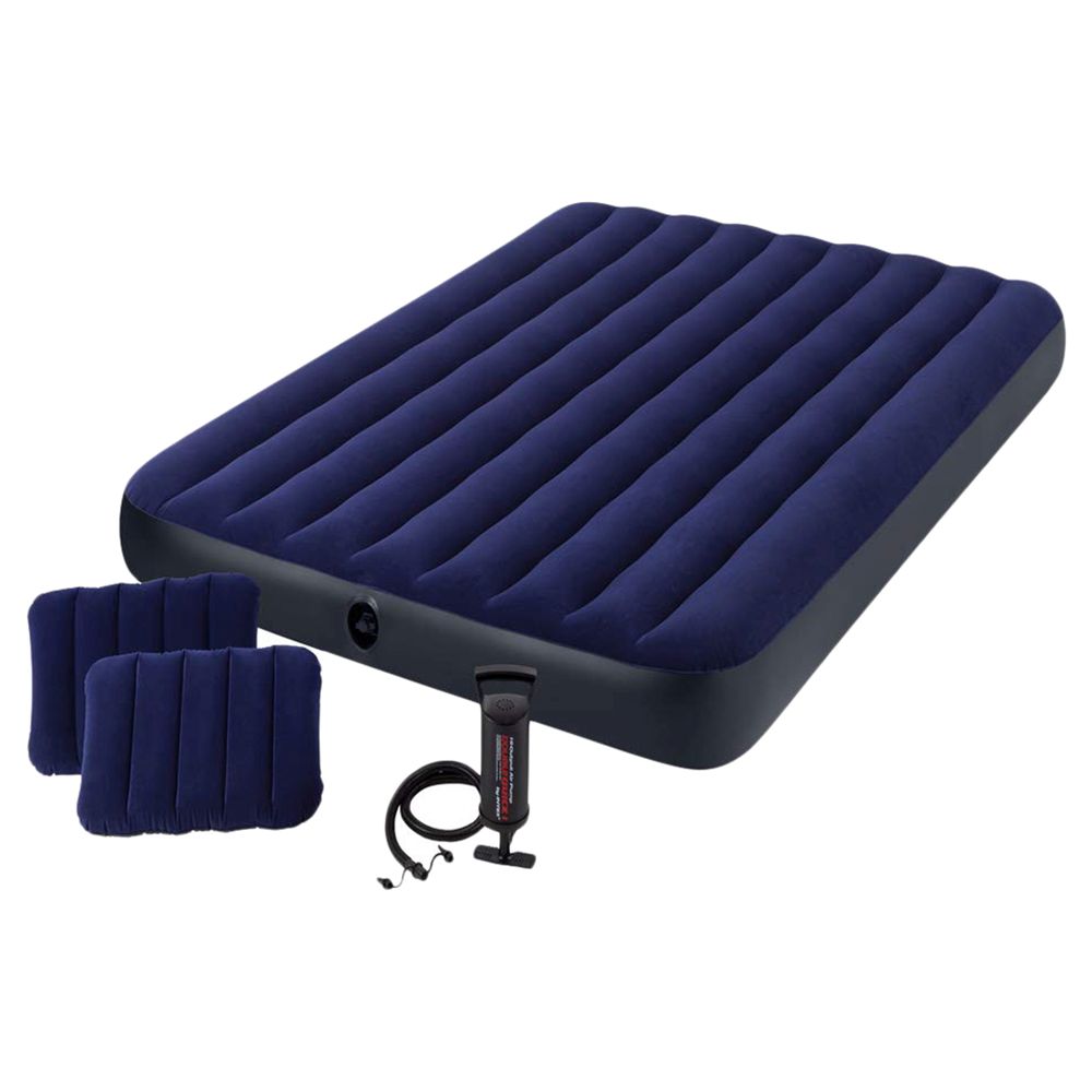 Buy Intex Queen Classic Downy Airbed w/ Pillows & Hand Pump in Oman ...