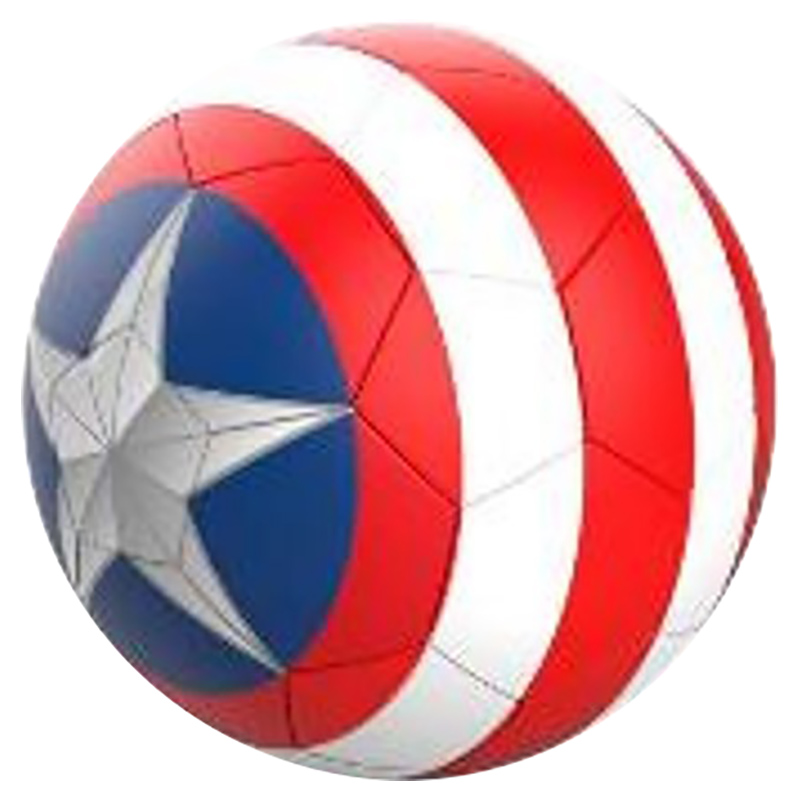 Buy Marvel - Captain America Striped Football in UAE | Mumzworld