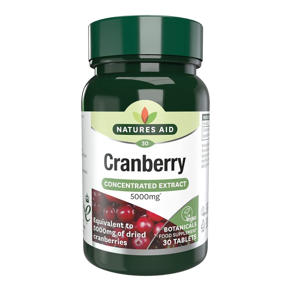 Buy Natures Aid - 5000 Mg Cranberry - 30 Tablets in UAE | Mumzworld