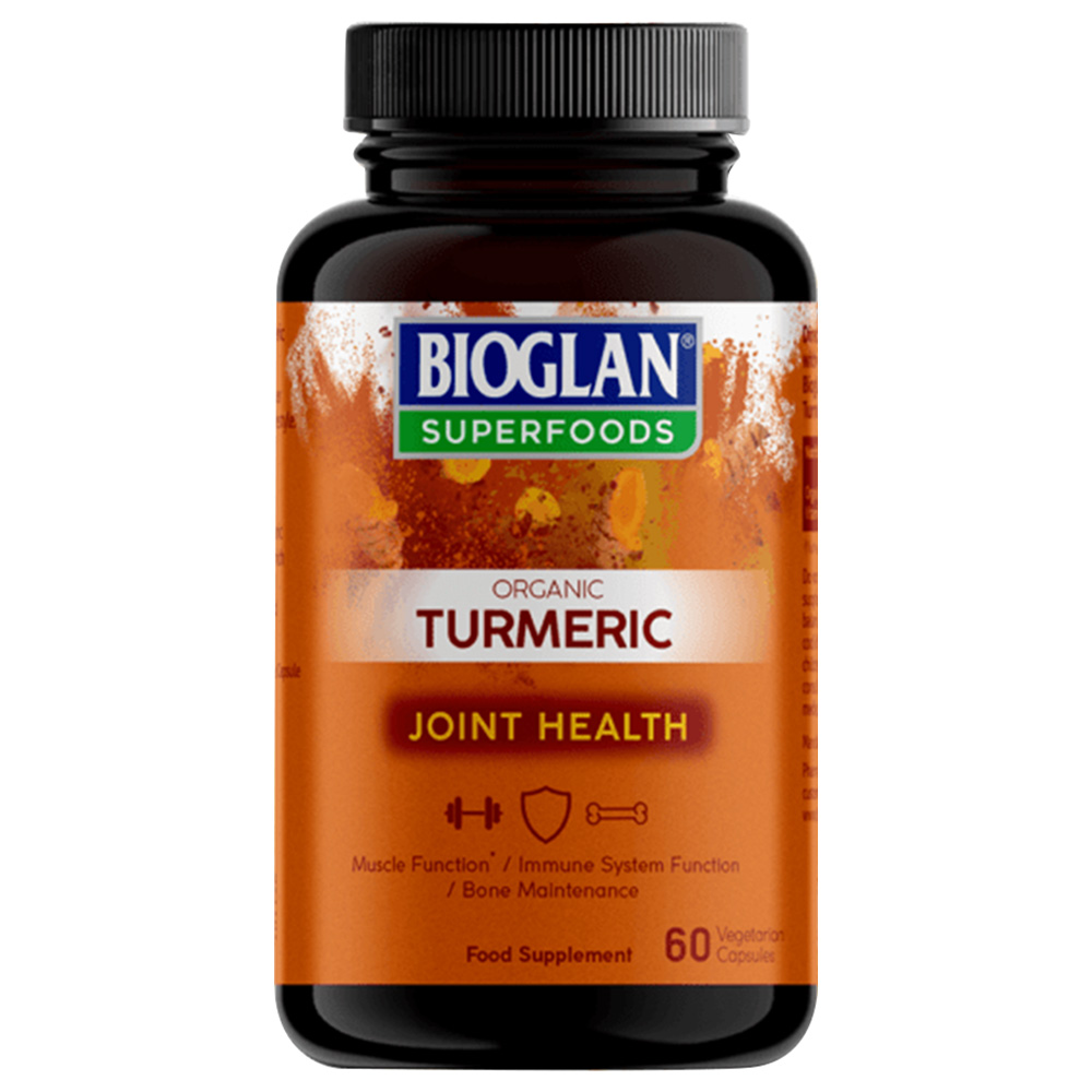 Bioglan - Superfoods Turmeric - Joint Health - 60 Capsules | Buy at ...