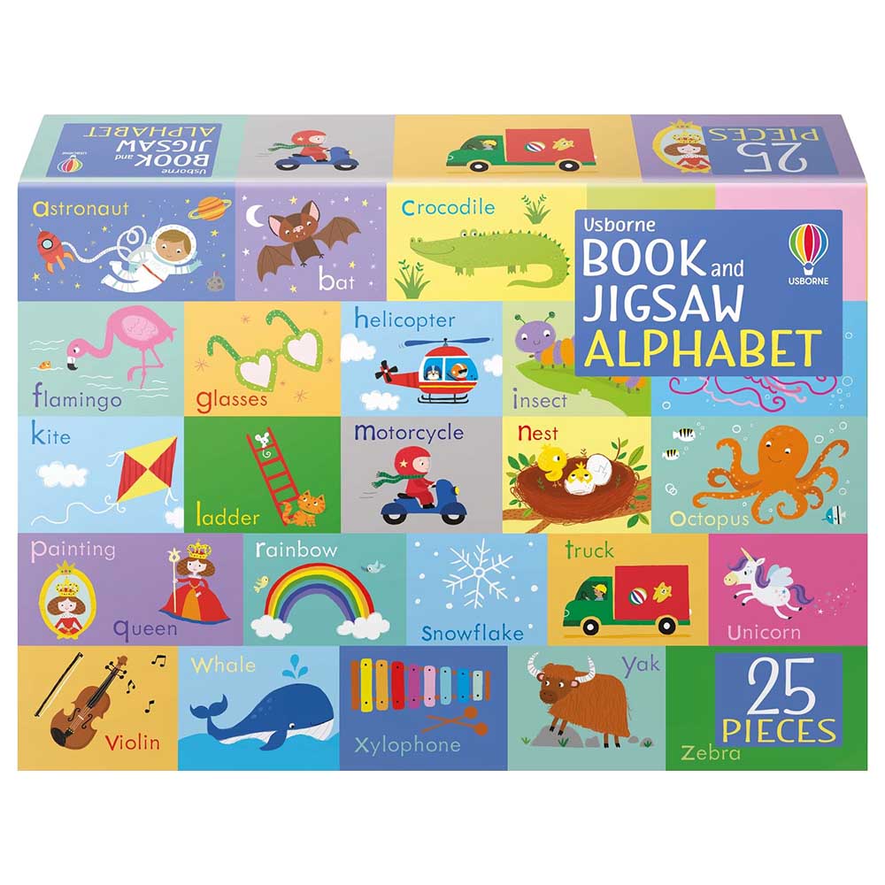 Buy Usborne Books - Book and Jigsaw Alphabet in UAE | Mumzworld