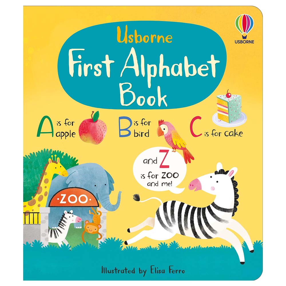 Buy Usborne Books - First Alphabet Book in UAE | Mumzworld