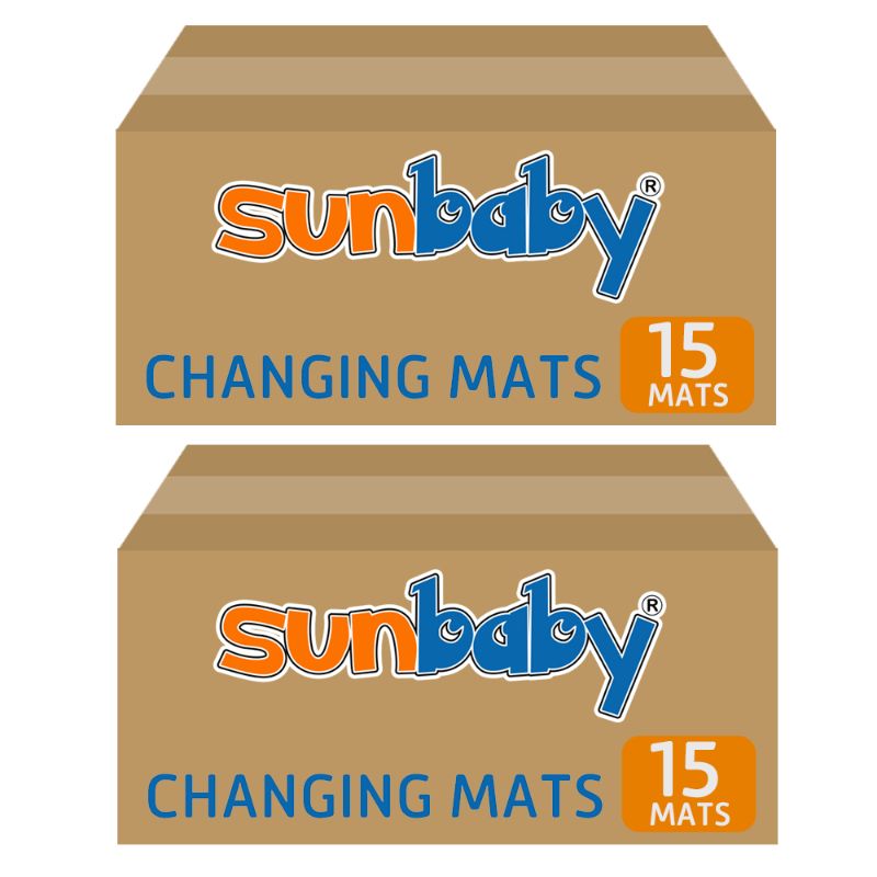 SunBaby - Disposable Changing mats (45x60cm) Large, Pack of 15 (Buy 1 ...