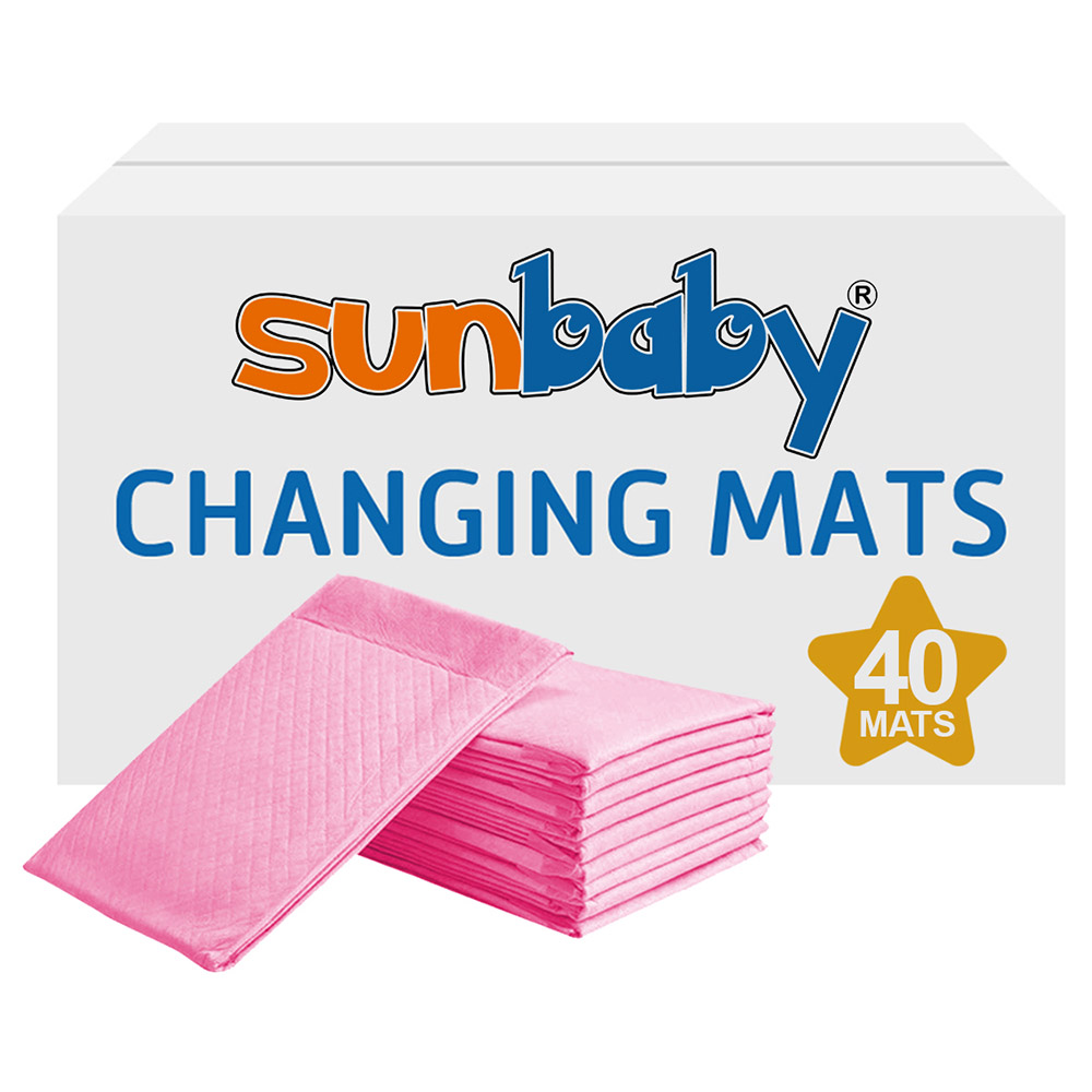 Buy SunBaby - Disposable Changing mats (45x60cm) Large, Pack Of 40 ...