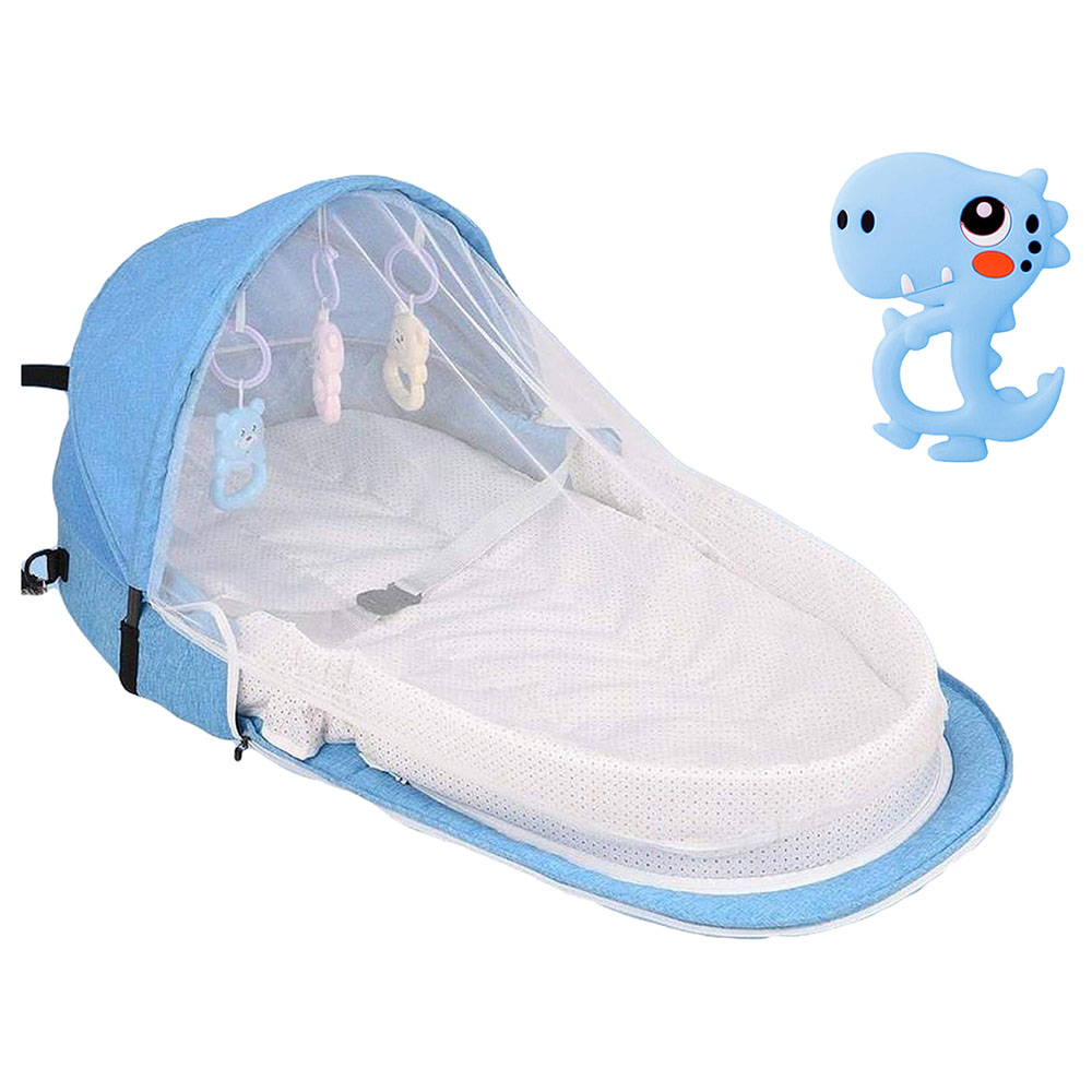 Buy Star Babies Portable Bed with Mosquito Net with Teether Toy in UAE ...