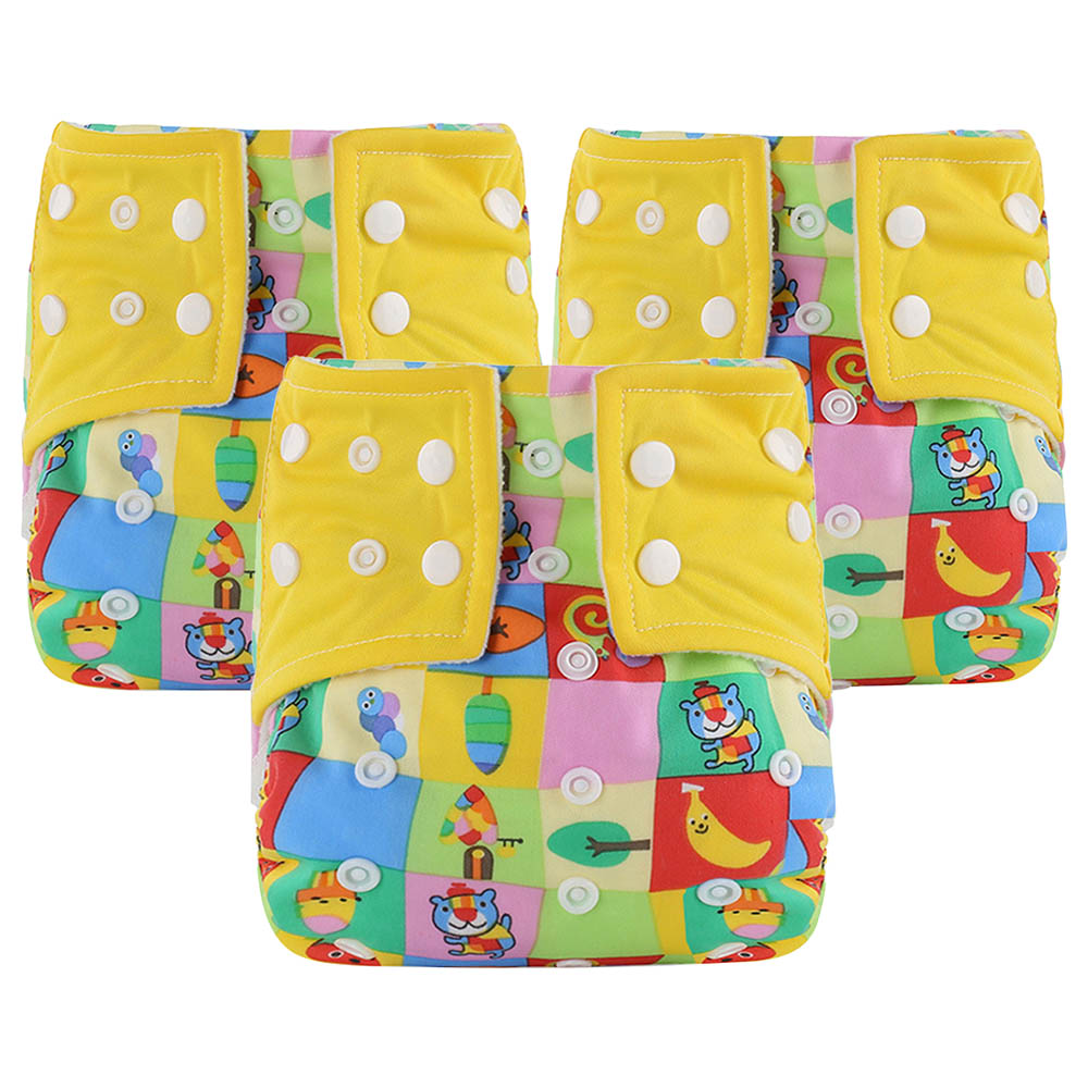 Buy Luvlap - Baby Reusable Swim Diapers - Yellow - Pack of 3 in UAE ...