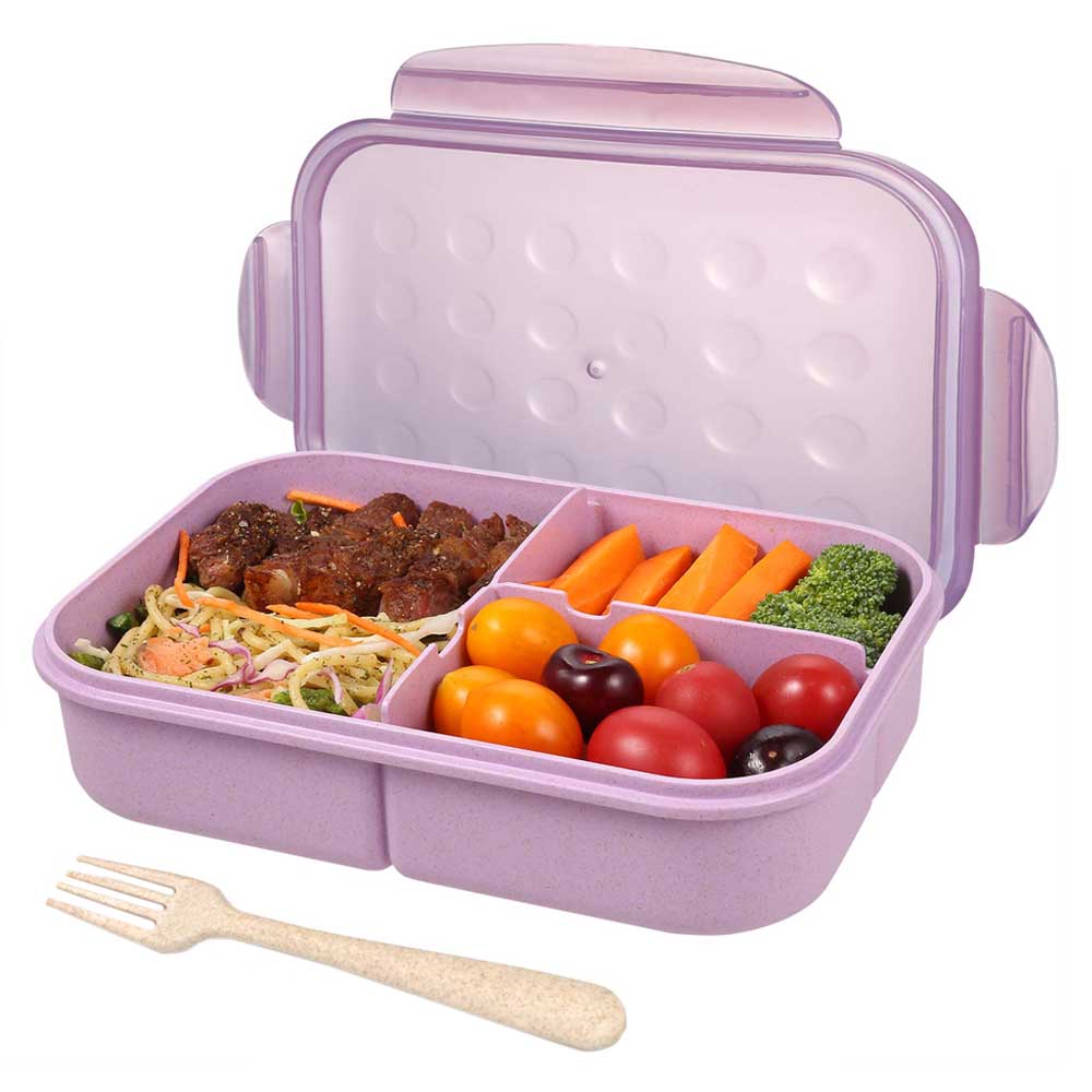 Buy Jeopace - Bento Box Lunch Container - Purple at The Affordable ...