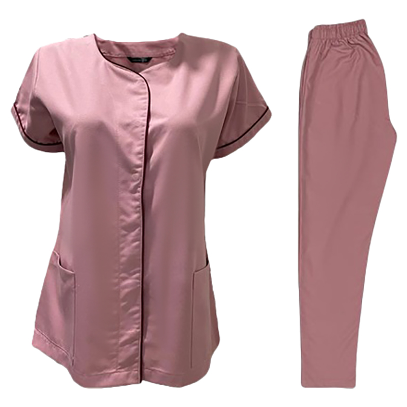 Buy Veronica - Ladies Scrub Suit/Medical Set Uniform - Pink in KSA ...