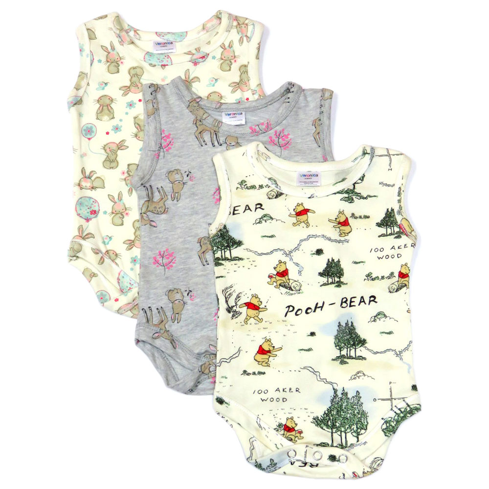 Veronica - Rabbit & Pooh Sleeveless Bodysuit | Buy at Best Price from ...