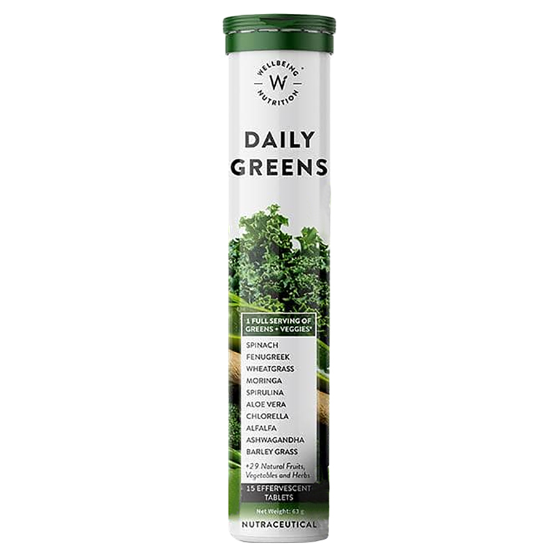 Buy Wellbeing Nutrition - Daily Greens - 15 Tablets in UAE | Mumzworld