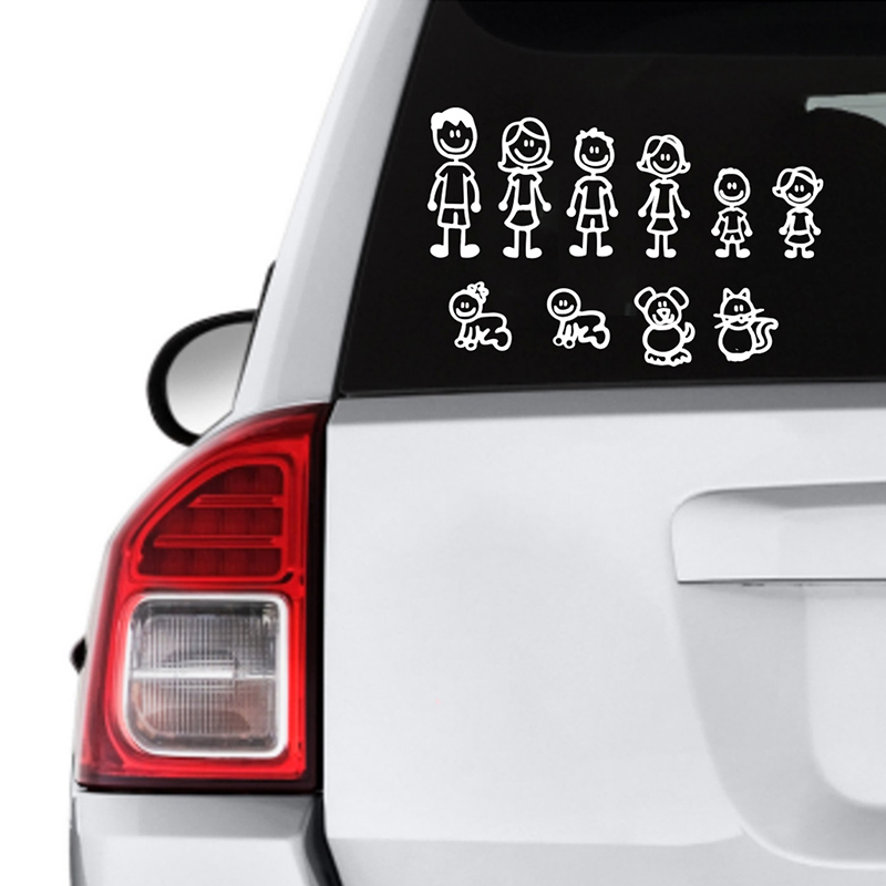 Buy Twinkle Hands - The Cool Family Decal Car Sticker - White in KSA ...