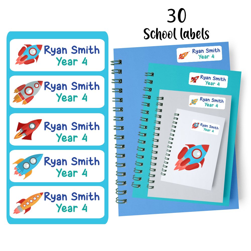 Twinkle Hands - Personalized Book Labels Rockets Theme | Buy at Best ...