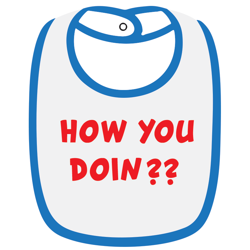 Buy Twinkle Hands How You Doin Baby Bib in KSA | Mumzworld