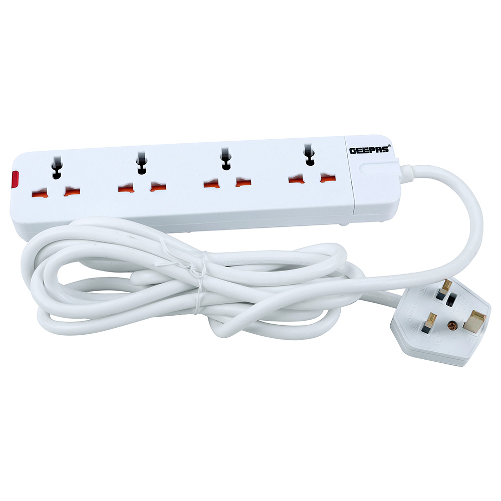 Buy Geepas - 4 Way Extension Socket 13A With LED Indicators Online ...