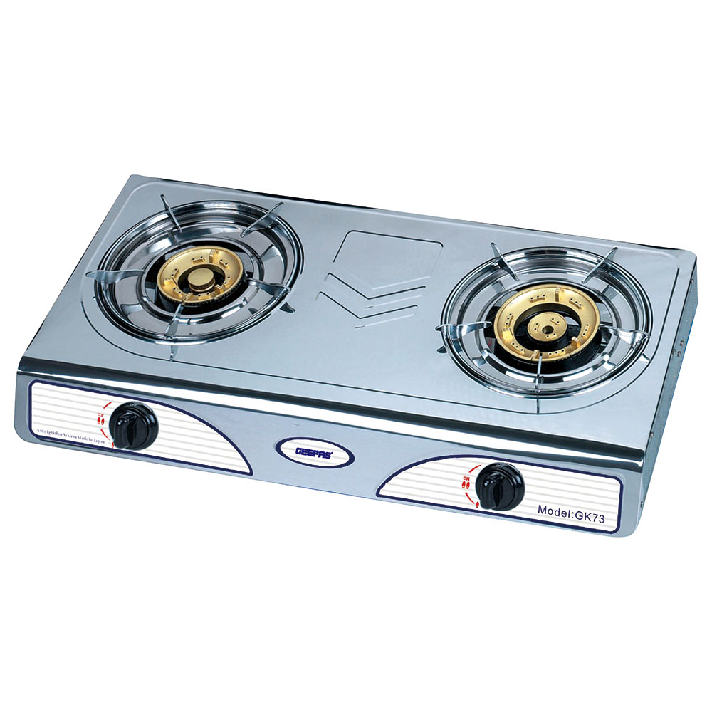 Buy Geepas - Double Gas Burner with Auto Ignition System in Oman ...