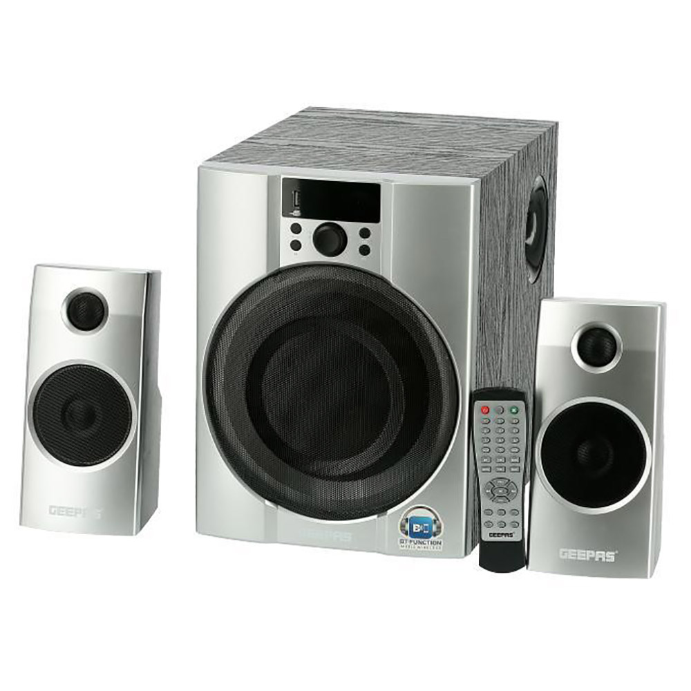 Geepas - 2.1 Multimedia Speaker 35000 Watts Geepas - 2.1 Multimedia Speaker 35000 Watts