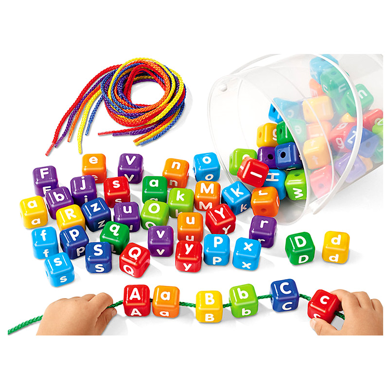 Buy Lakeshore - Giant Alphabet Beads in KSA | Mumzworld
