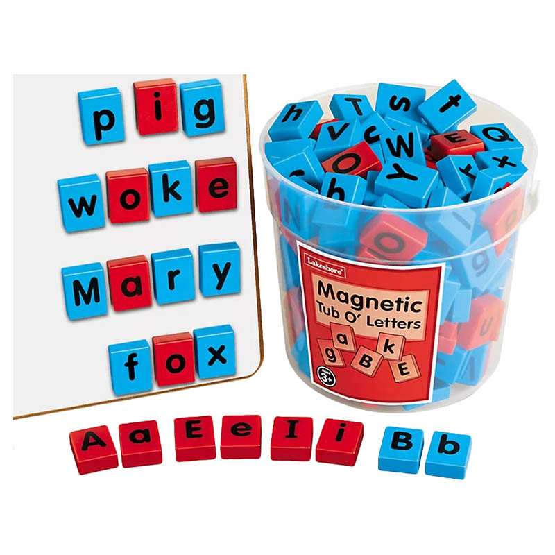 Buy Lakeshore - Magnetic Tub O' Letters - 192pcs in KSA | Mumzworld