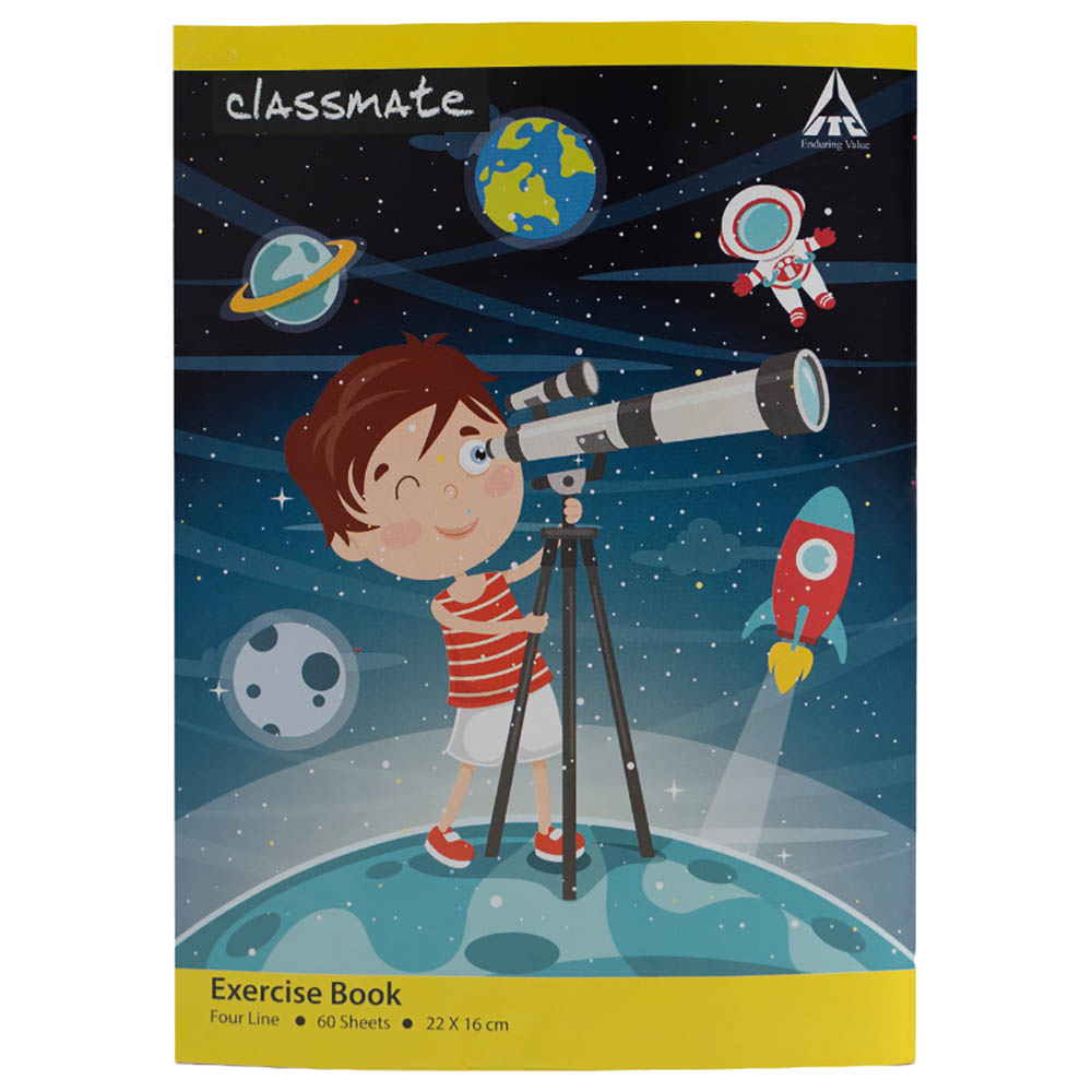 Buy Classmate - Exercise Book 4 Line (Arabic) Pack of 12 in UAE | Mumzworld