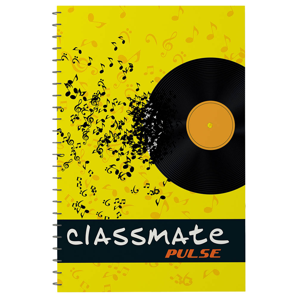 Buy Classmate - 1 Subject A4 Book Spiral 160 Pages - Yellow in UAE ...