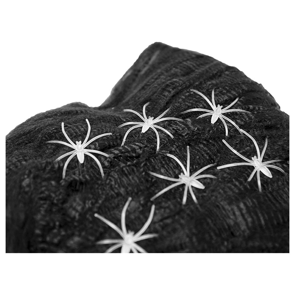 Buy Mad Toys - Black Spider Web with 4 White Tiny Spiders Halloween ...