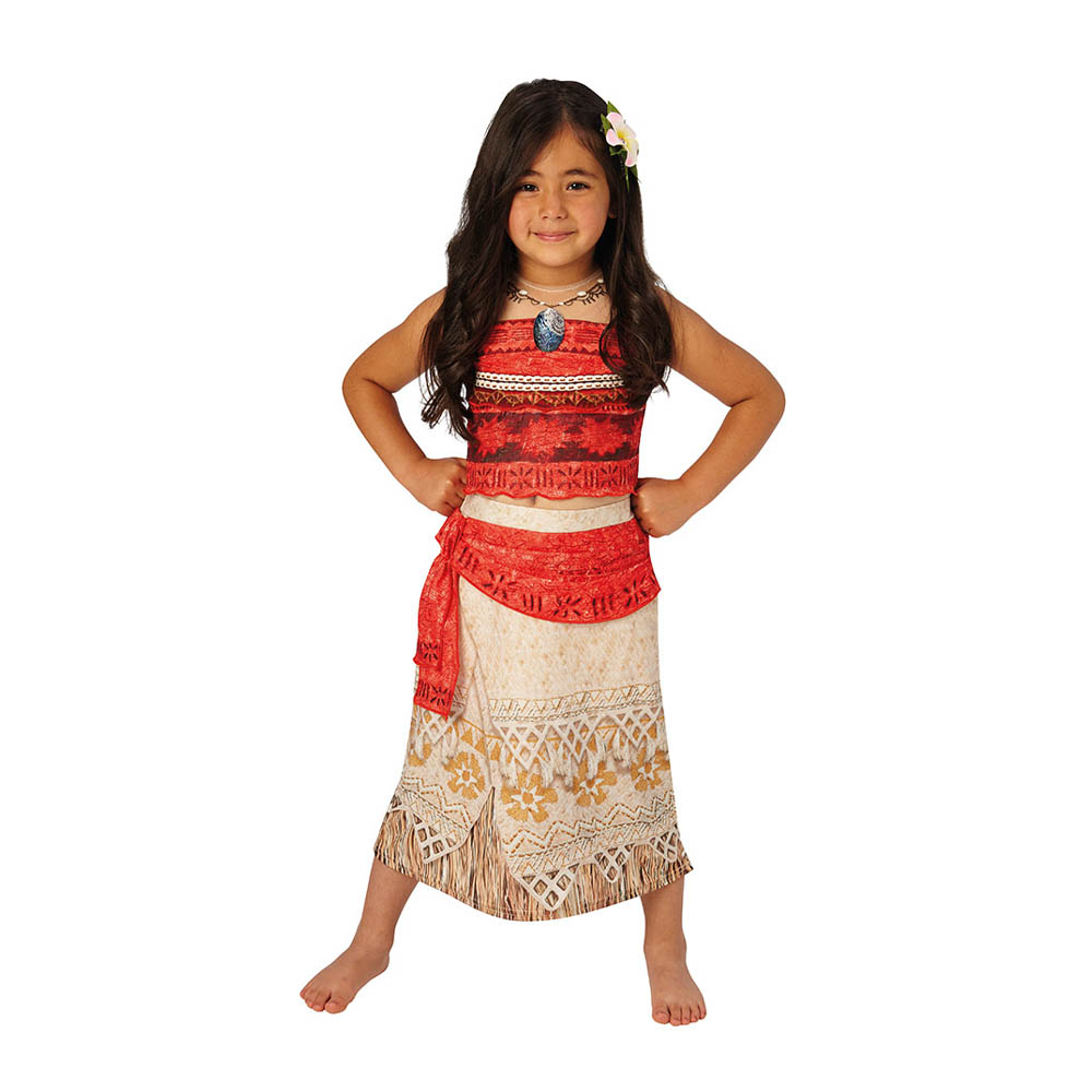 Buy Rubies - Official Disney Moana Deluxe Child Costume - Red in KSA ...