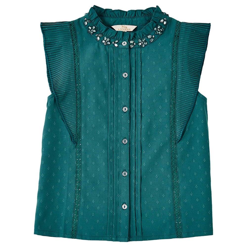 Buy FG4 Kids - Quinley Top - Green in UAE | Mumzworld